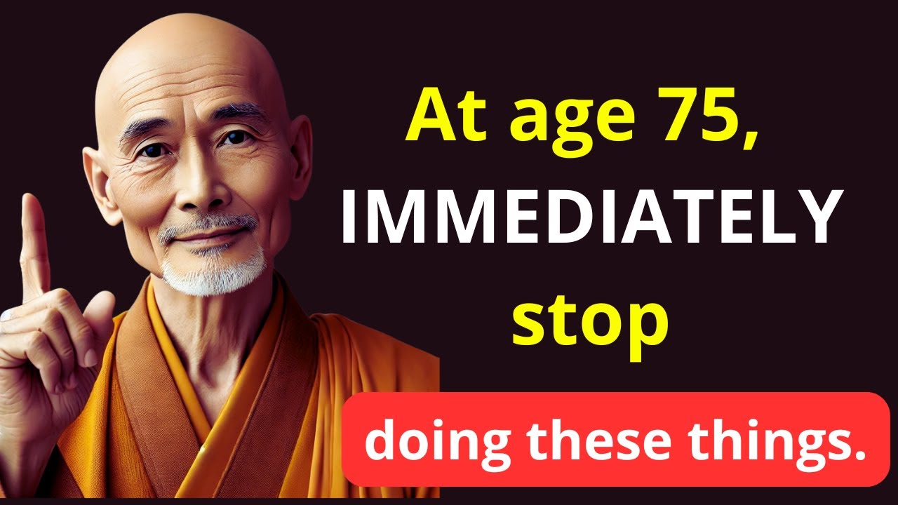 At the age of 75, stop doing these things IMMEDIATELY. - YouTube