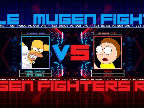 | M.U.G.E.N | 4v4 {Request} Team Homer SImpson (1P) Vs Team Morty Smith (CPU)