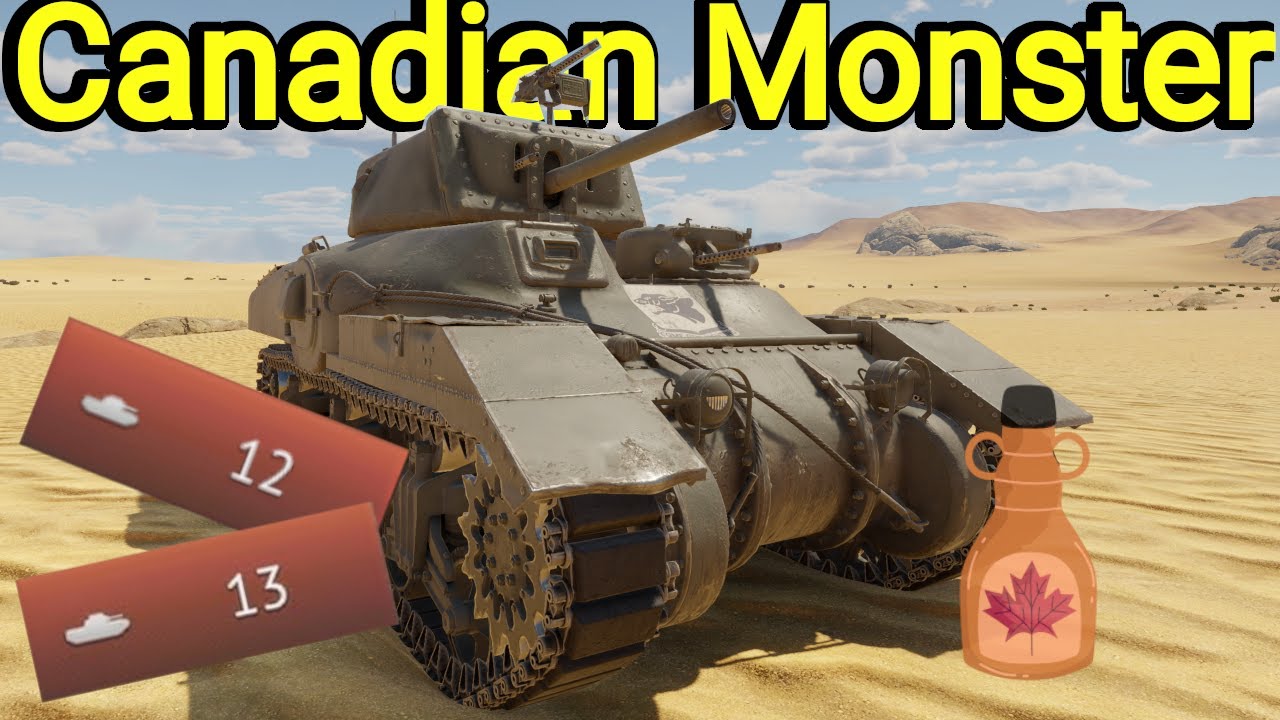 Canadian War Crime Machine - M4A5 War Thunder - YouTube