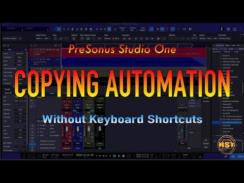 Copying Automation in Studio One Home Studio Trainer Show - YouTube