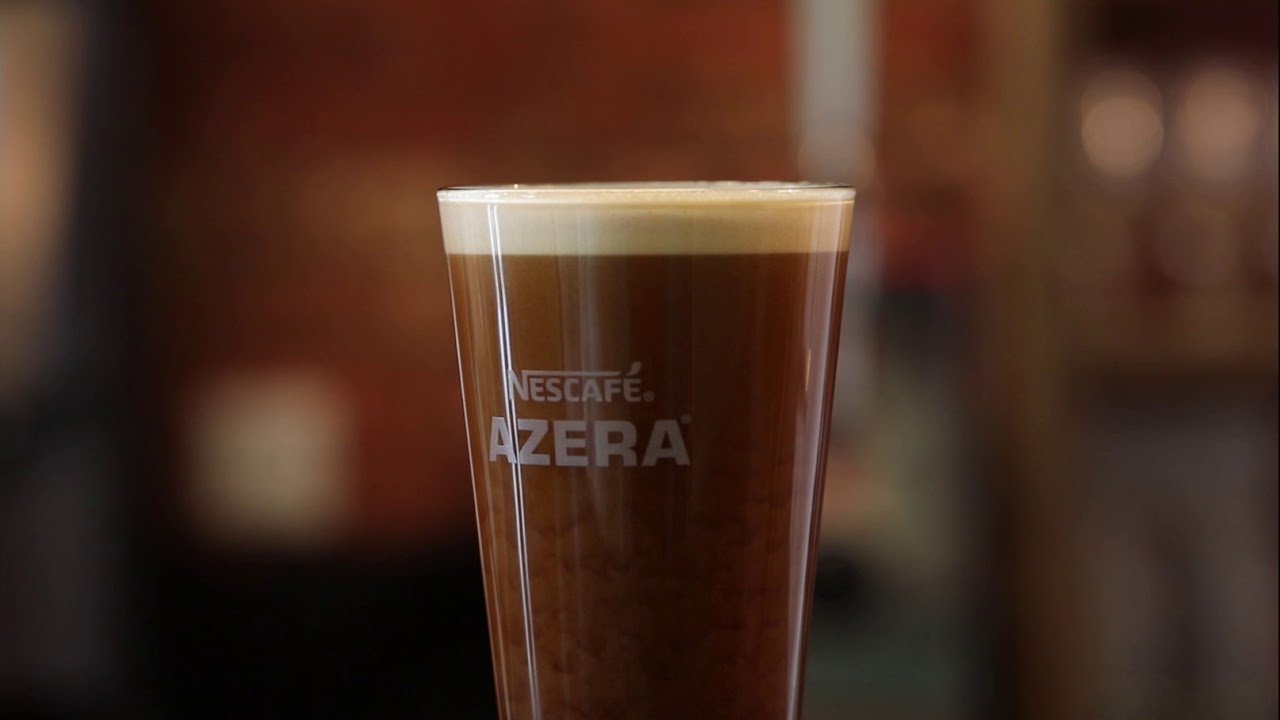 The cascade of NESCAFÉ AZERA NITRO COFFEE - YouTube