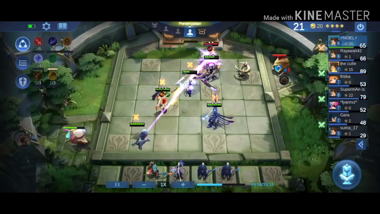 CARA MAIN MAGIC CHESS SEASON 1 LANSGUNG RANK 1 Miya Bintang 3 Alucard ...