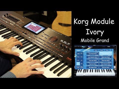 Ivory Mobile Grand - Synthogy (Korg Module iOS app)