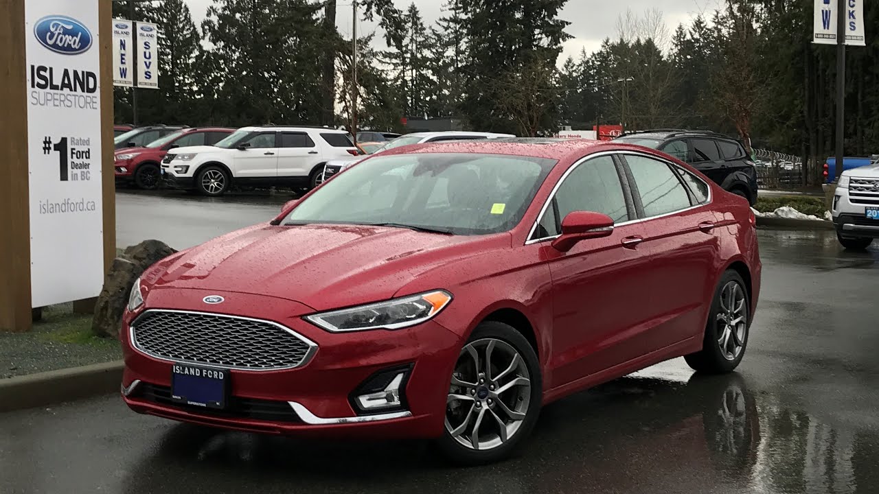 2020 Ford Fusion Titanium Hybrid + Backup Camera, Nav, Moonroof Review ...