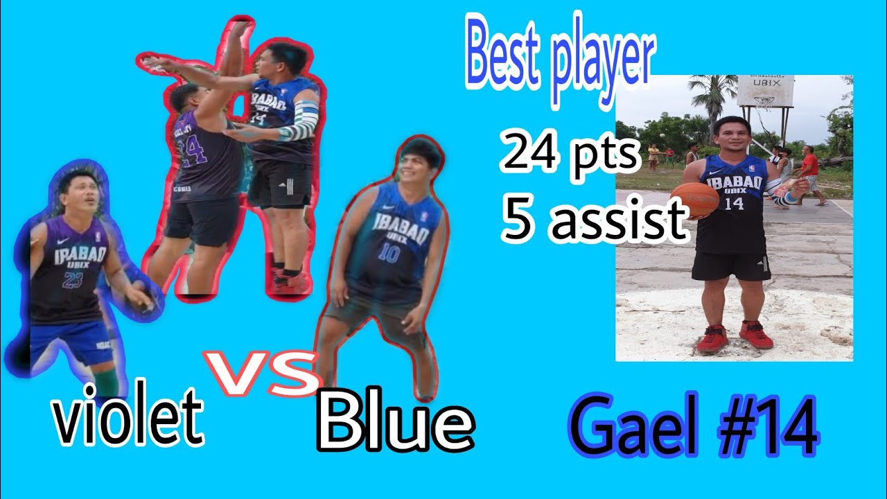 chrisbal Basketball Intercolor (Blue vs Violet) - YouTube