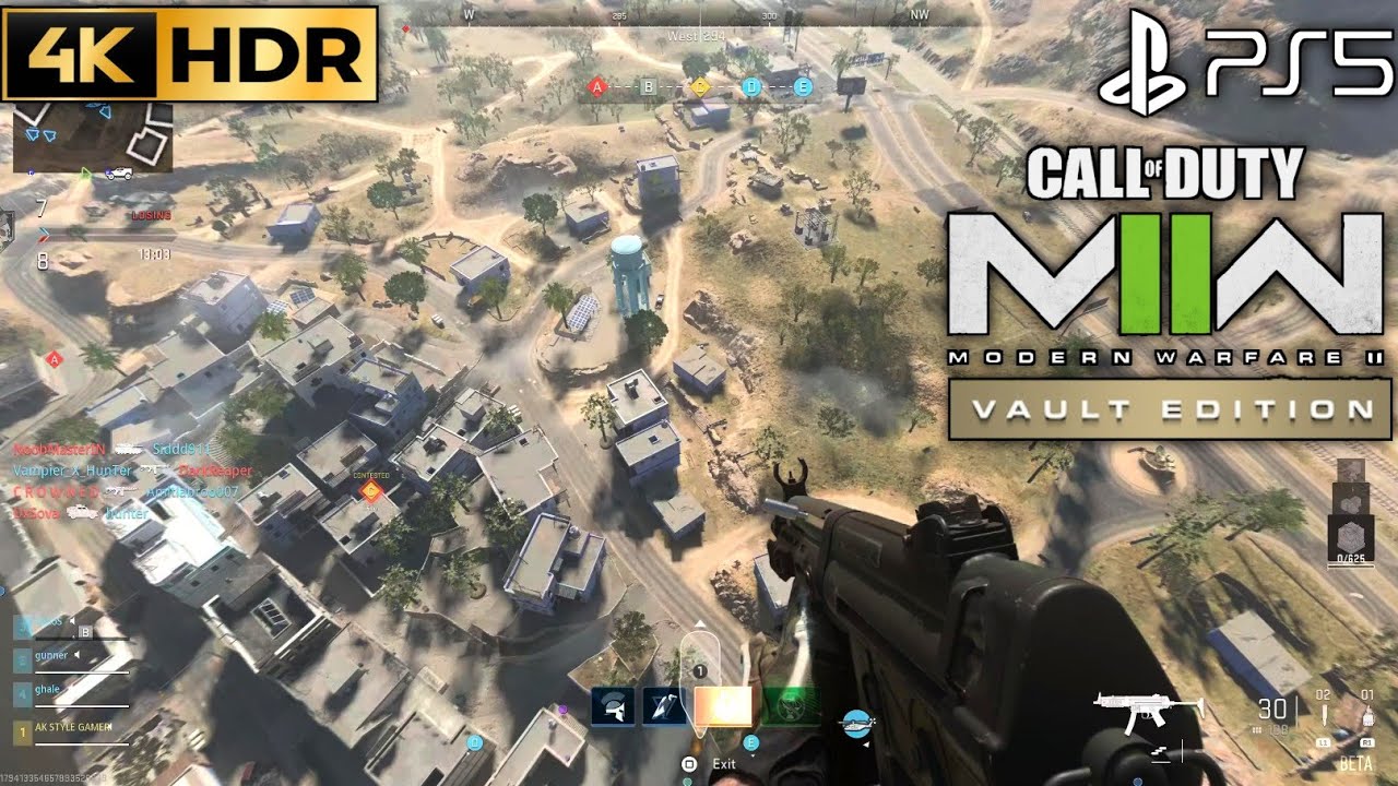 Call of Duty Modern Warfare 2 Ground War PS5 Gameplay Walkthrough 4K ...