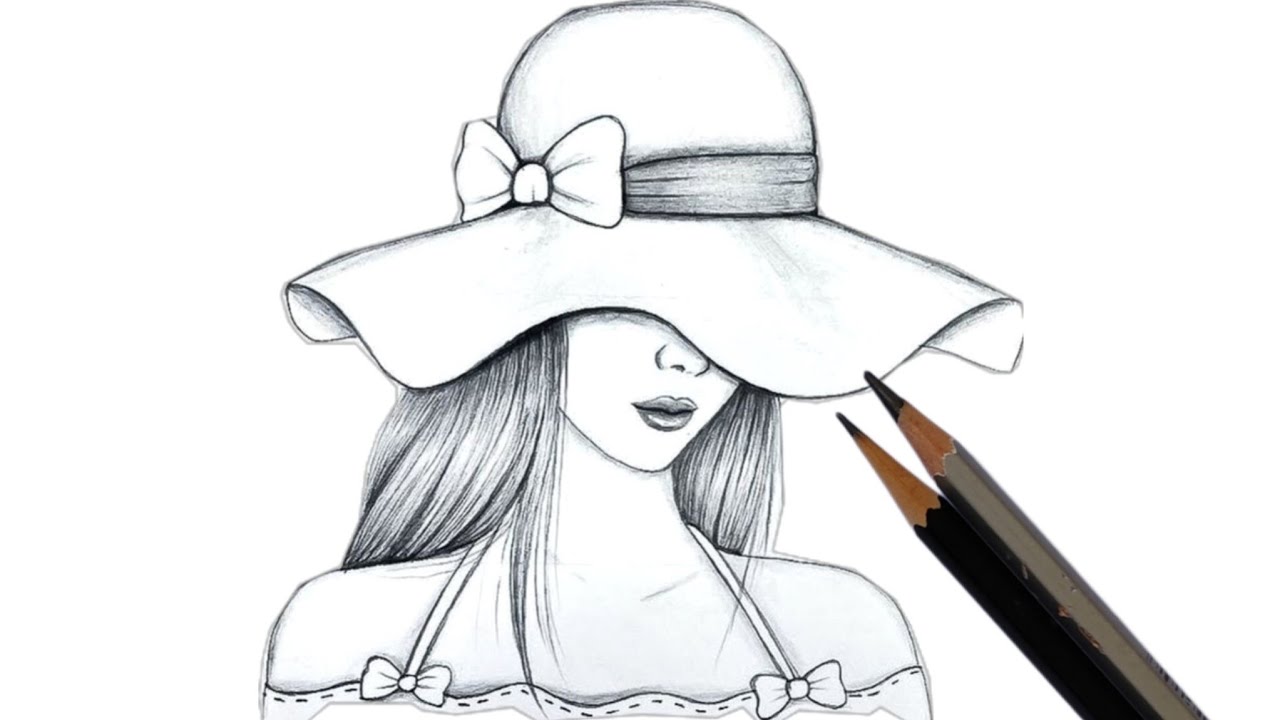 How to Draw a Beautiful Girl? Painting with Special Techniques! - YouTube