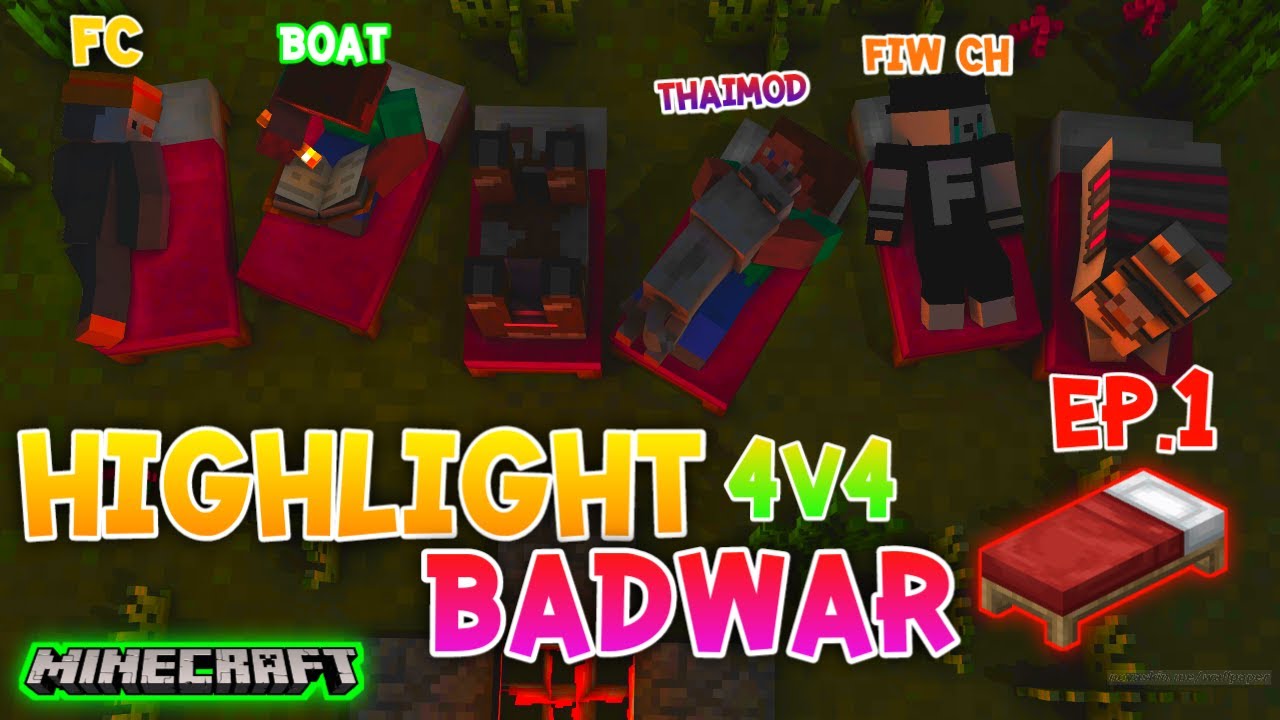 Highlight | Minecraft BadWar Ft.thebad room - YouTube