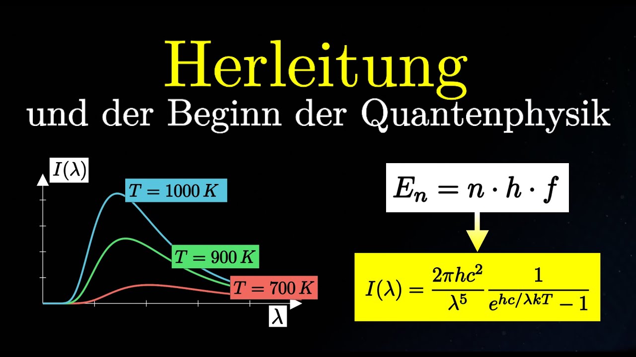 Herleitung des Planckschen Strahlungsgesetzes! (Quantenphysik) - YouTube