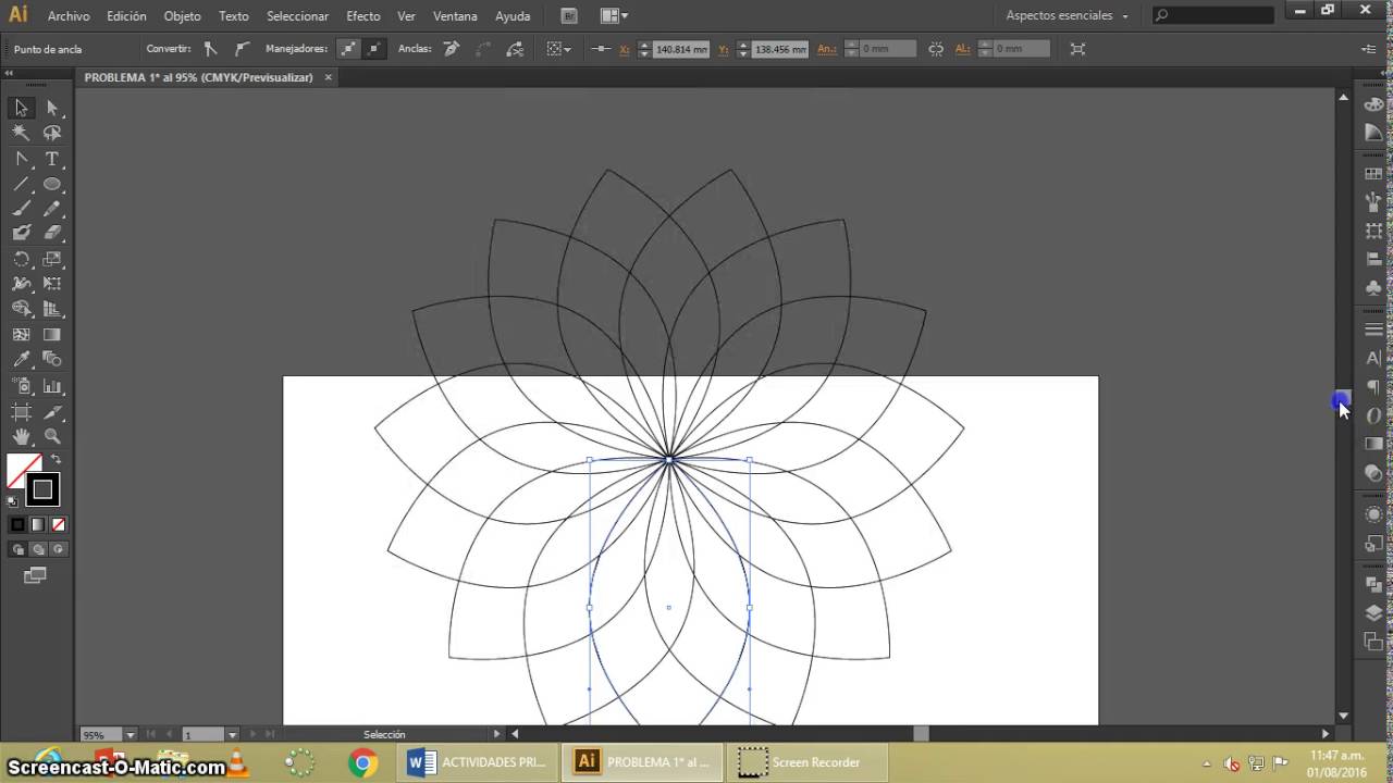 Tutorial Illustrator CS6: Punto de ancla y transformar - YouTube
