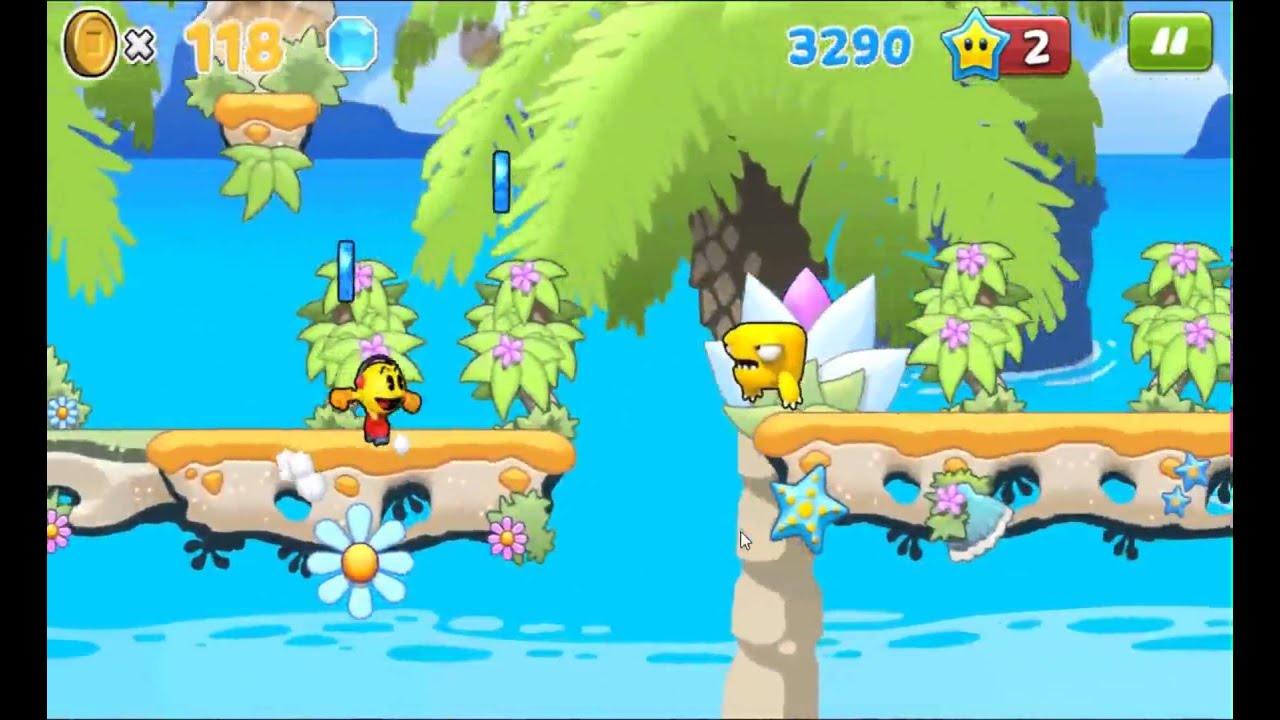 Mega Run meets パックマン - ステージ 2-4 - YouTube