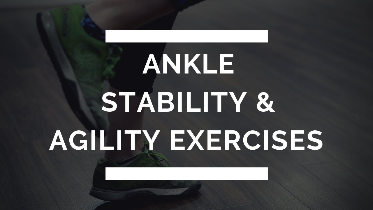 Ankle stability & agility exercises - YouTube