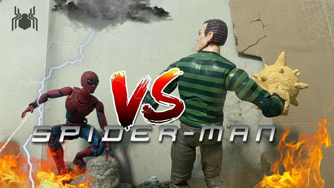 Spiderman ve sandman (Stop Motion.) - YouTube