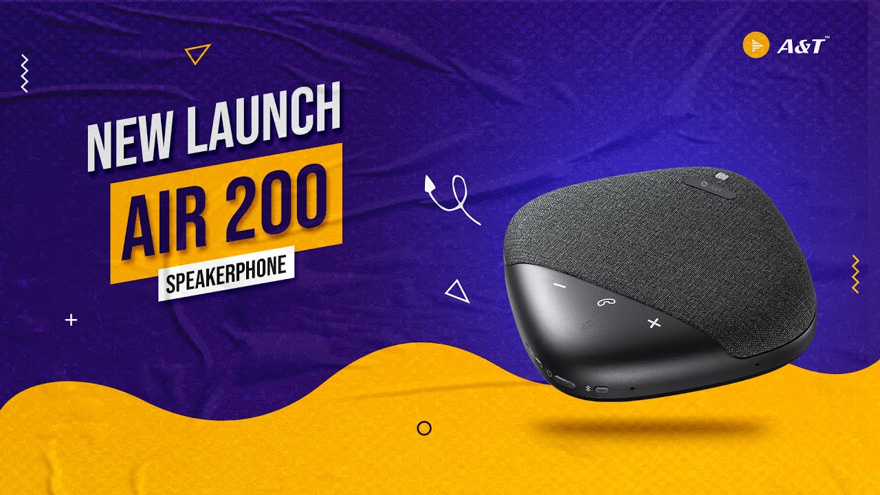 Air 200 Speakerphone | Unleash the Beat | A&T Video Networks - YouTube