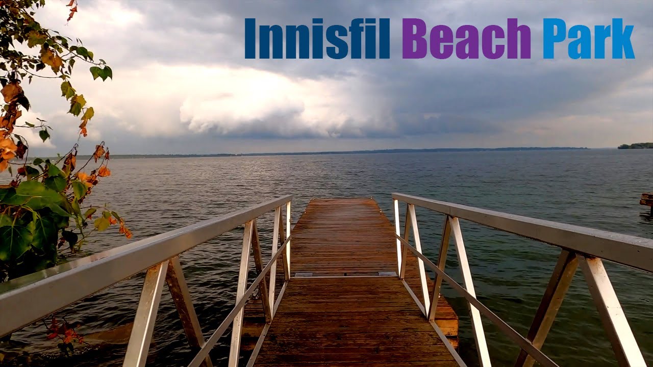 Best Beach Near North Toronto, Lake Simcoe, Canada | 4K-UHD Walking in ...