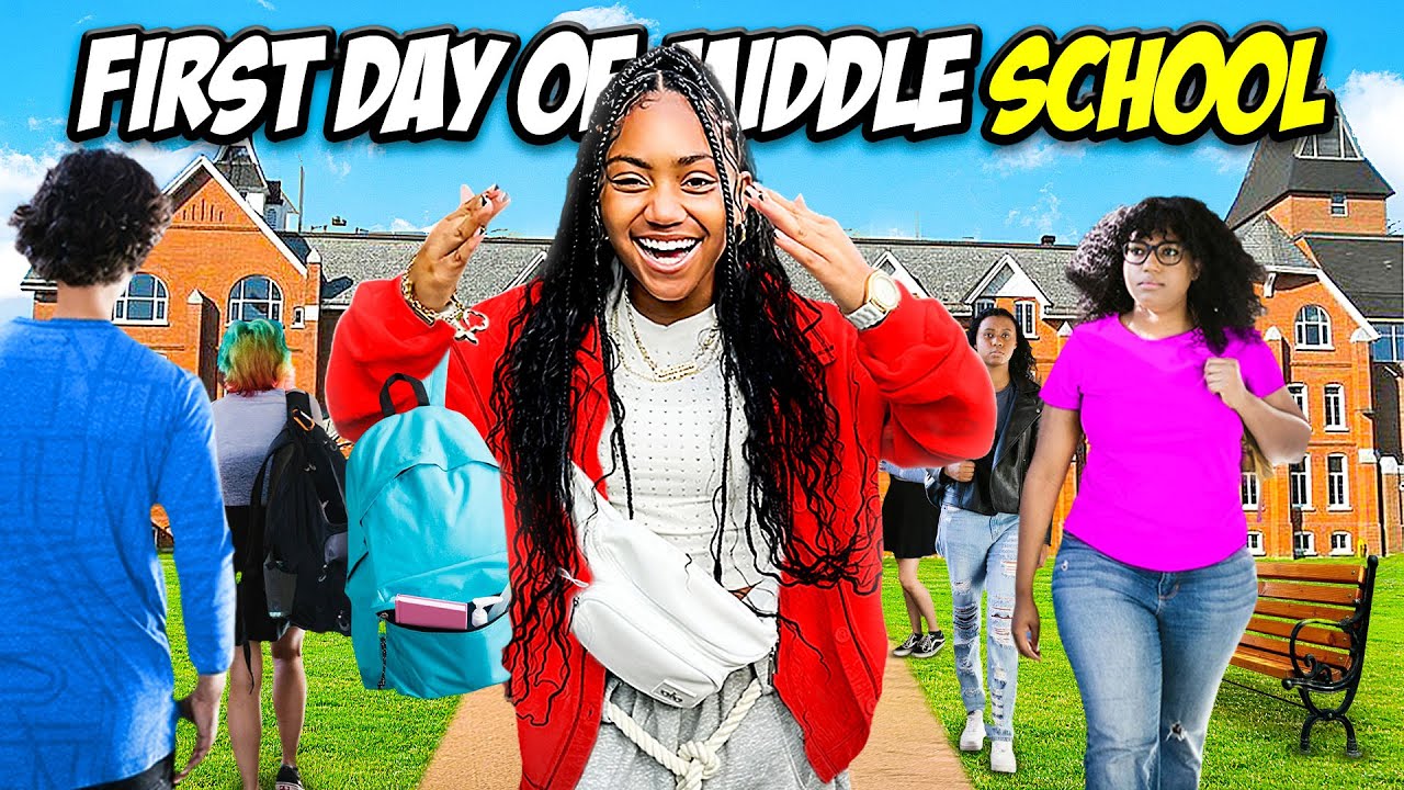 FIRST DAY OF MIDDLE SCHOOL - YouTube