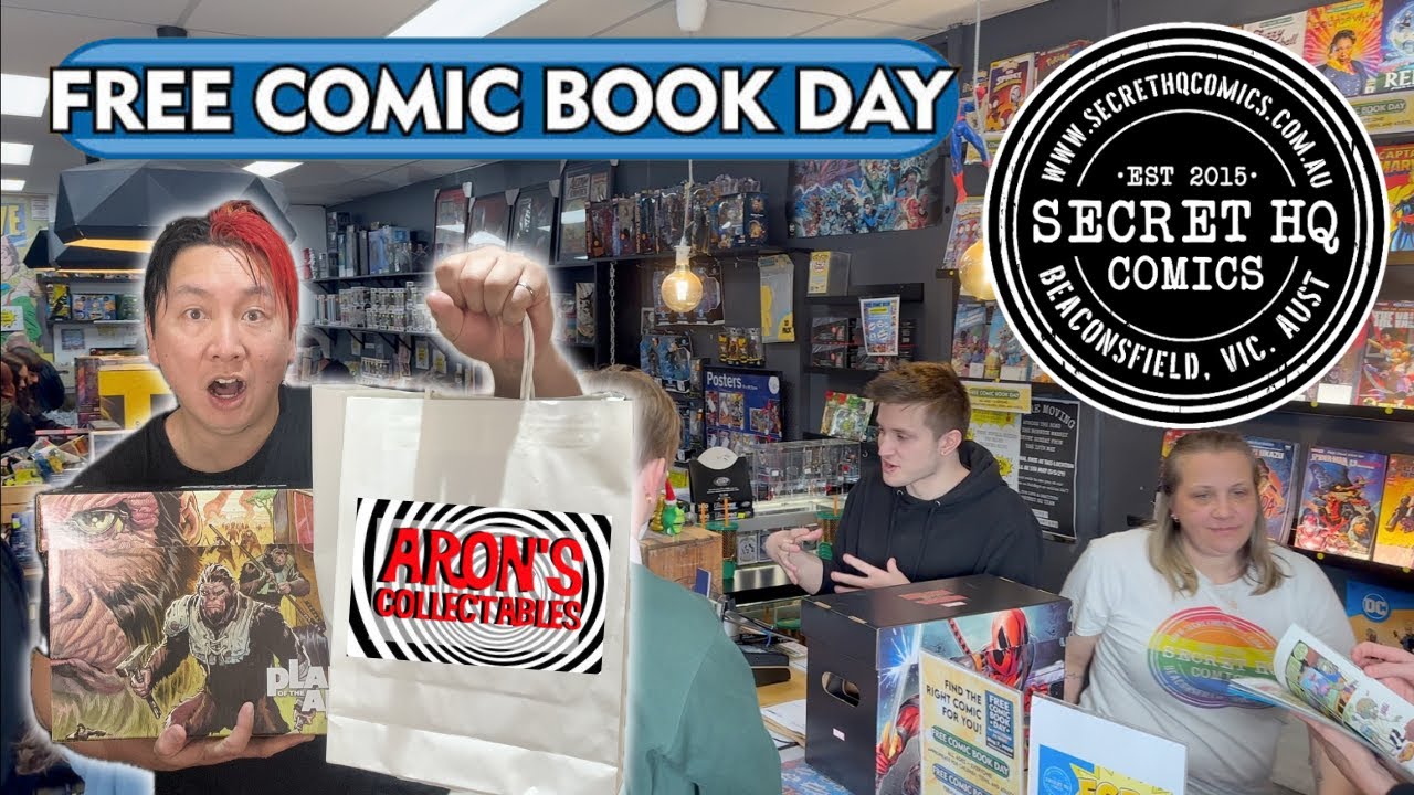 One LAST Time at SECRET HQ COMICS | FCBD 2024 | Comics & Toy Haul - YouTube