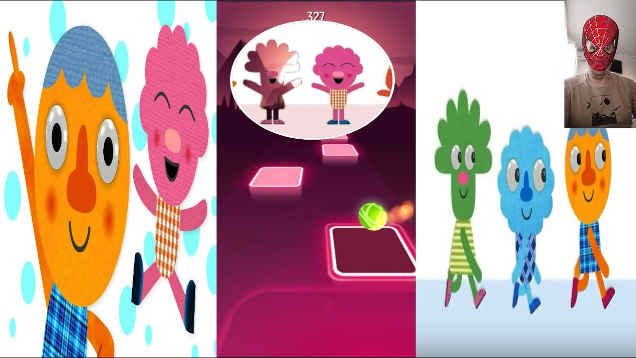 Follow Me Noodle & Pals Super Simple Songs Tiles Hop Puzzle Top - YouTube