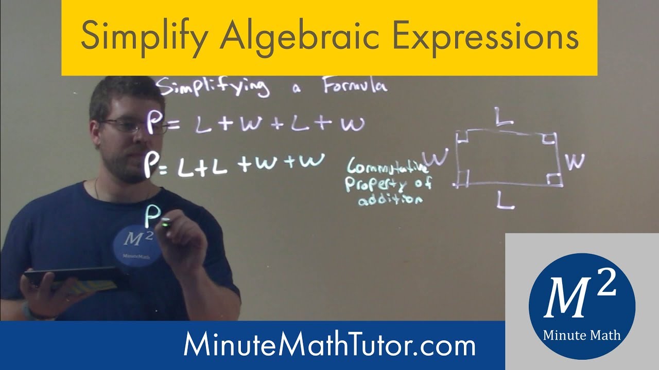 Simplify Algebraic Expressions - YouTube