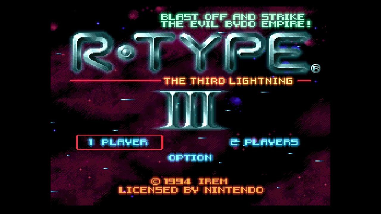 Longplay: R-Type III: The Third Lightning (1993) [Super Nintendo] - YouTube