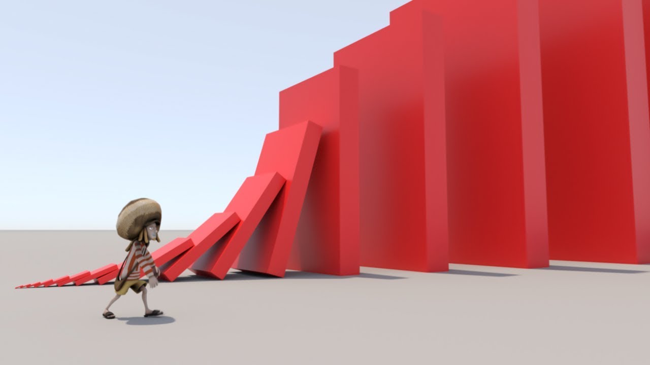 Domino Effect - The largest domino simulation V8 - YouTube