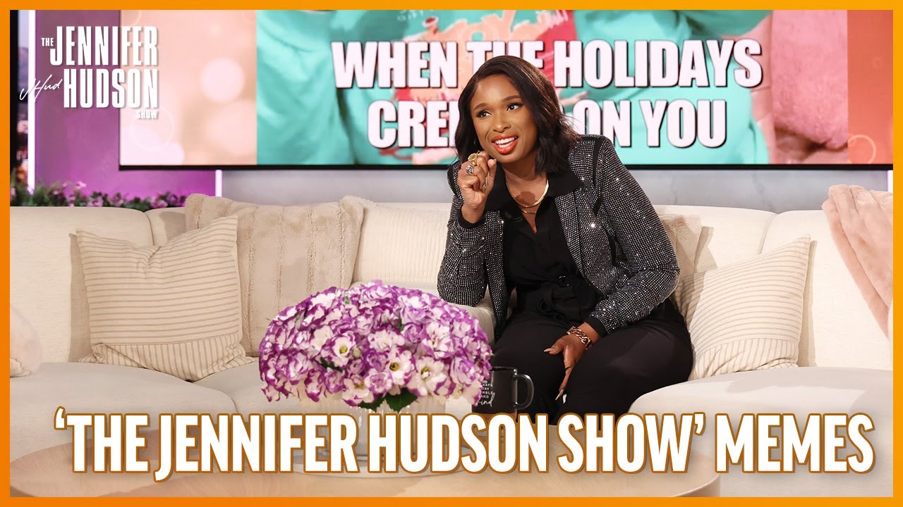 JHud Looks at ‘The Jennifer Hudson Show’ Memes! - YouTube
