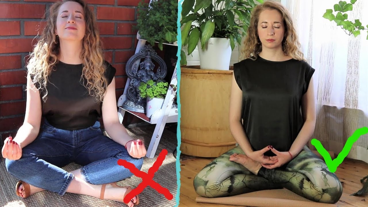 (THE) MEDITATION POSTURE || how to sit... actually - YouTube