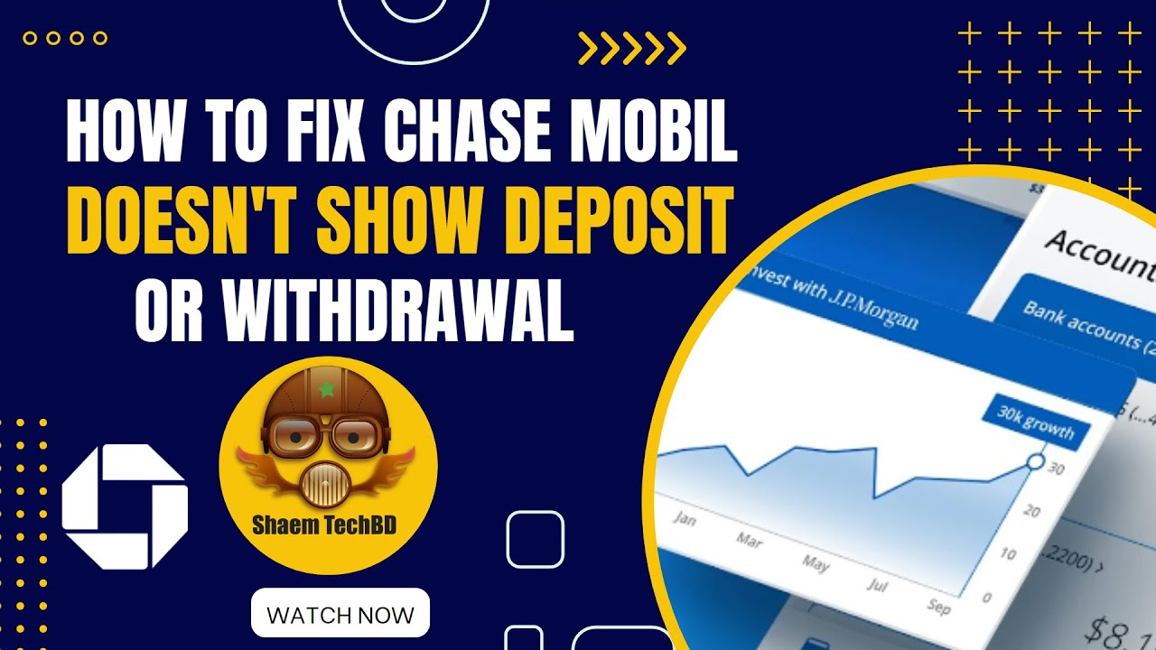 How to Fix Chase Mobile Doesn't Show deposit or withdrawal - YouTube