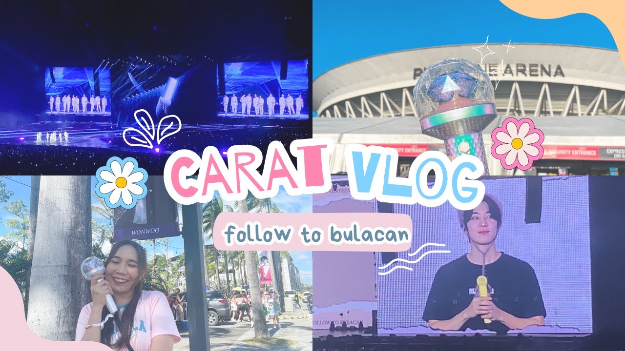 seventeen follow to bulacan concert vlog - YouTube
