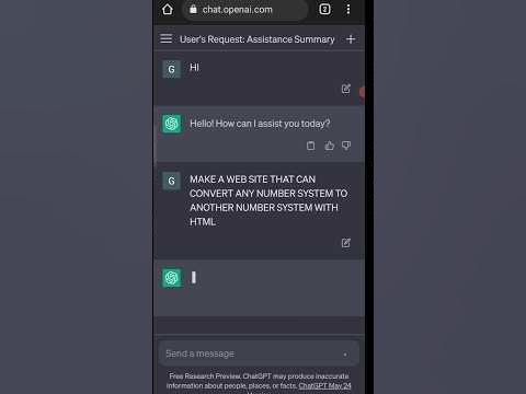 MAKE A WEB SITE IN FEW MOMENTS WITH CHAT GPT | SINHALA #chatgpt #chatgptcoding - YouTube