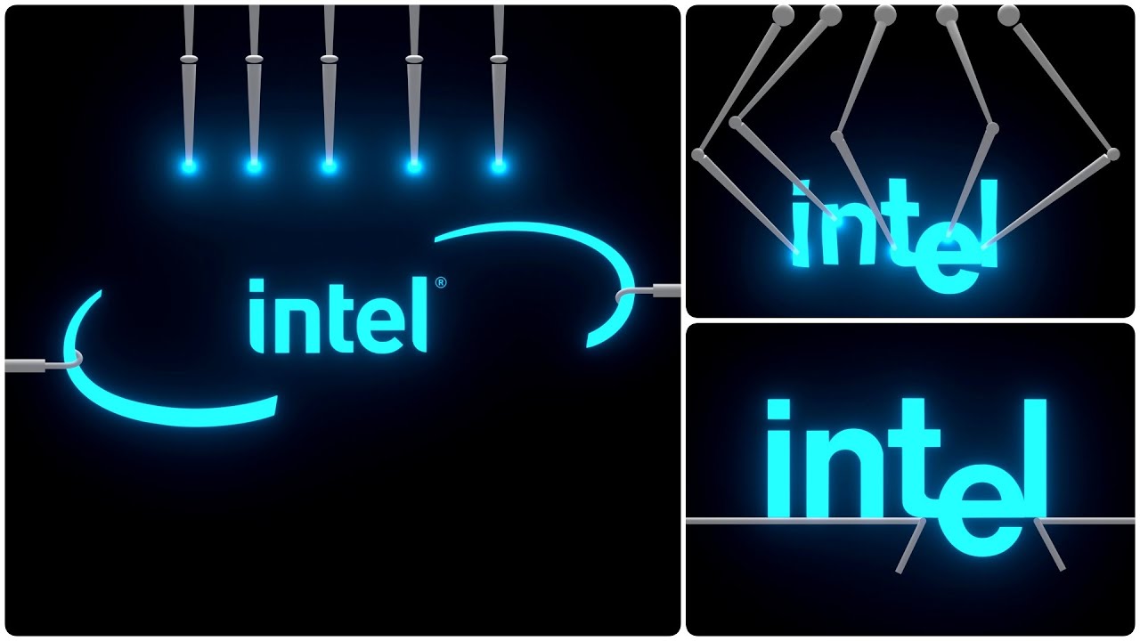 Intel Logo Evolution - YouTube