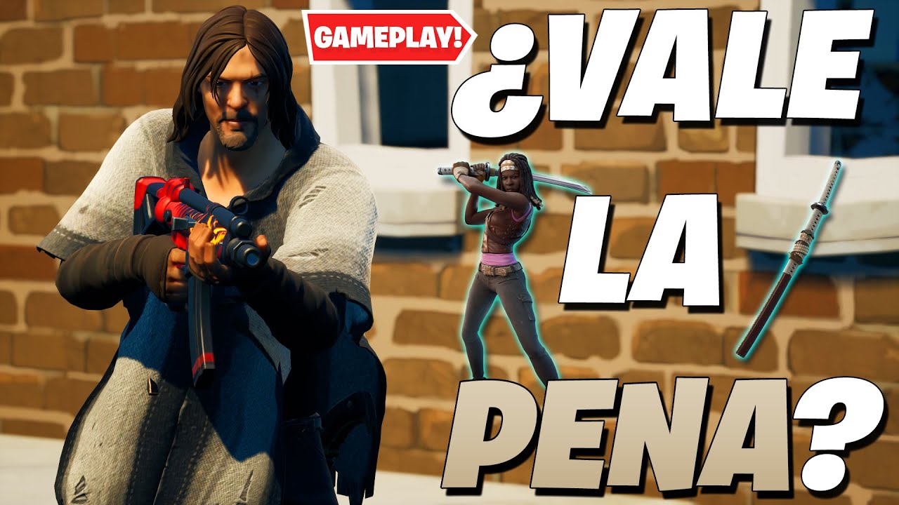 ¿VALE LA PENA COMPRAR LA SKIN DE DARYL Y MICHONNE? | Fortnite: Battle ...