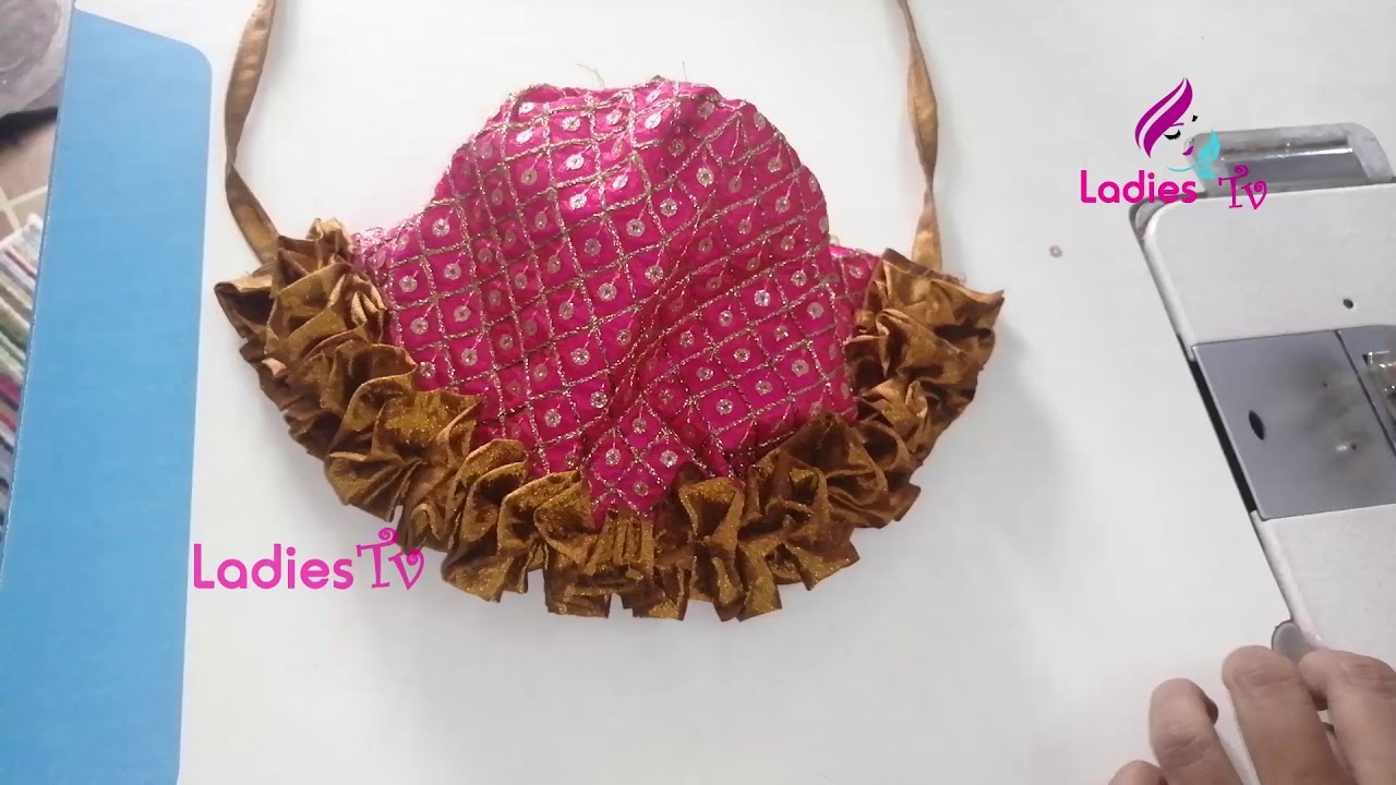 How To Stitch Kulla\Baby Cap At Home\How To Sew Baby Kulla With Waste ...