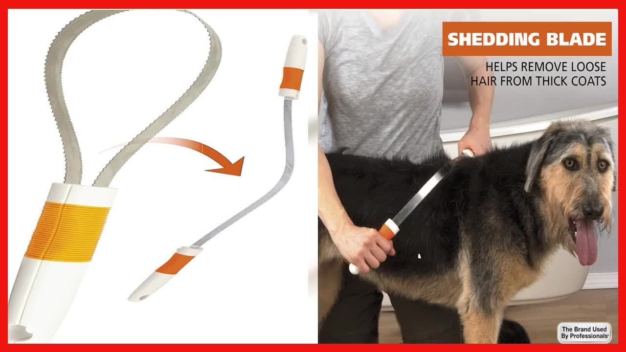 WAHL Double Sided Shedding Blade with a Coarse and Fine Blade for Pet ...