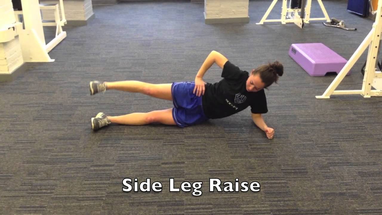 Side Leg Raise - YouTube