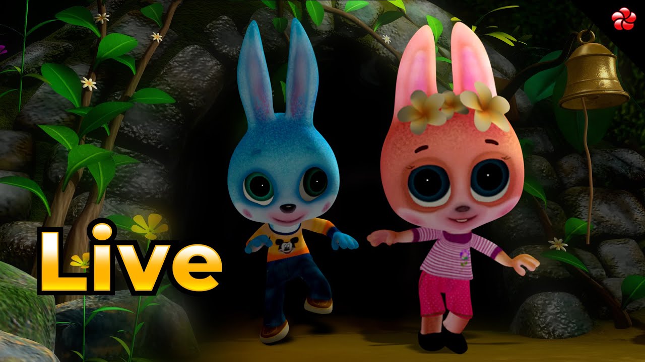 🔴 LIVE STREAM 🐰 Sing & Learn with Banu & Bablu! 🐻 1.5 Hours LIVE - YouTube