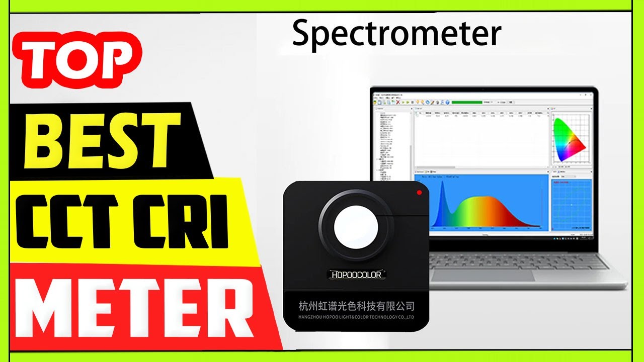 Best Portable Light Spectrometer CCT CRI Meter Review - YouTube