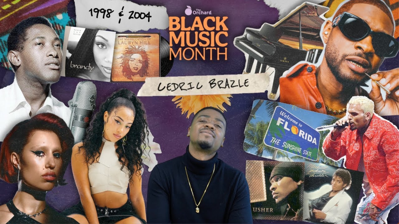 Cedric Brazle Creates His Black Music Month Collage - YouTube