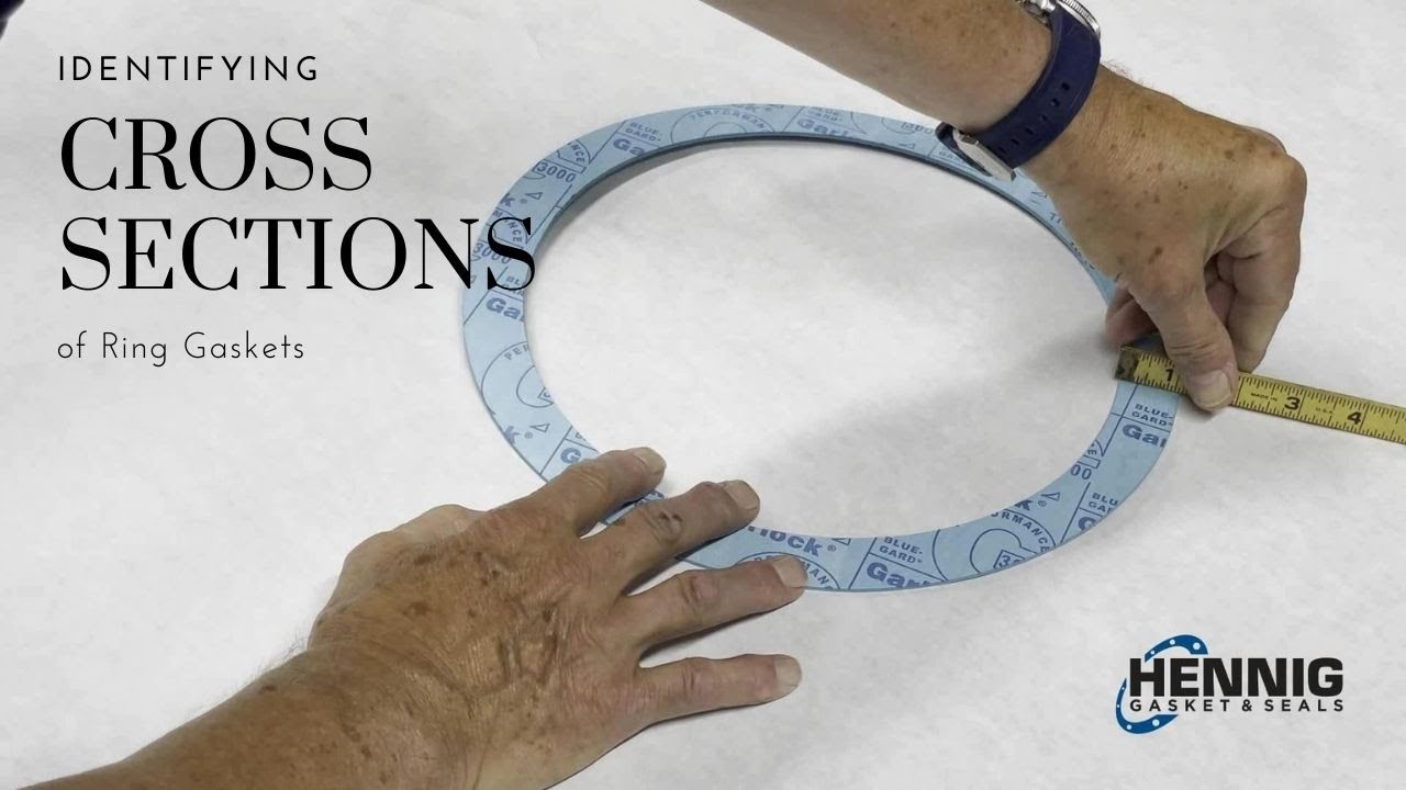 How to Find the Cross Section of a Ring Gasket - YouTube