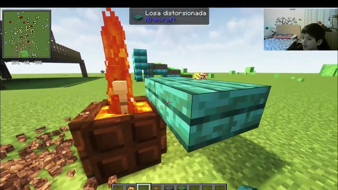 Oliver enseña cómo hacer una antorcha muy bonita en Minecraft usando ...