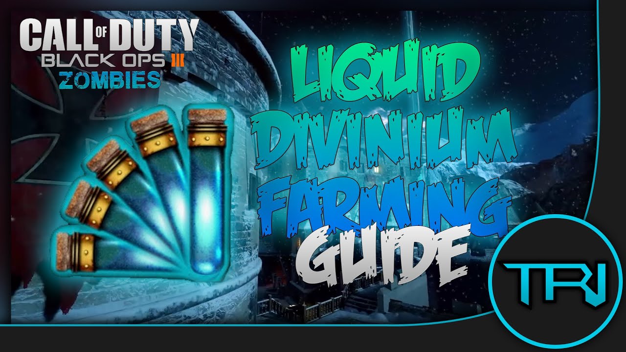 BO3 ZOMBIES - QUICKEST WAY TO EARN LIQUID DIVINIUM - YouTube