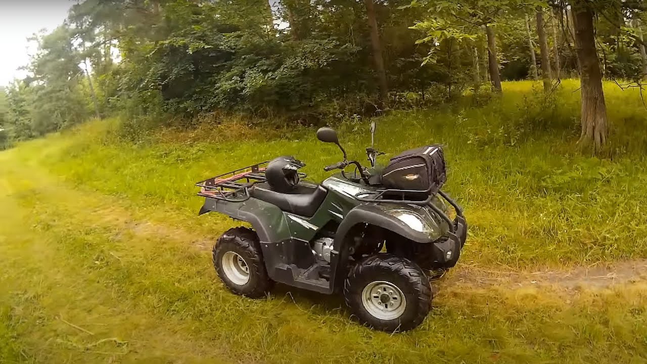 Катаемся на ATV Jianshe 250 Wild Cat - YouTube