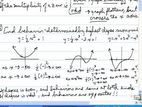 Properties of Polynomial Functions - YouTube