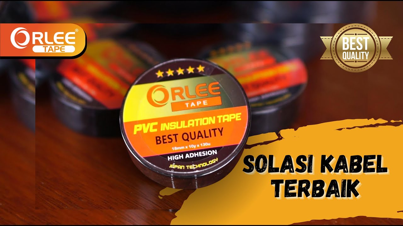 Orlee PVC Insulation Tape - ORLEE TAPE - YouTube
