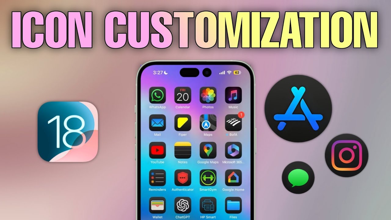 How to Change App Icon Colors on iOS 18 || Tech Wash - YouTube