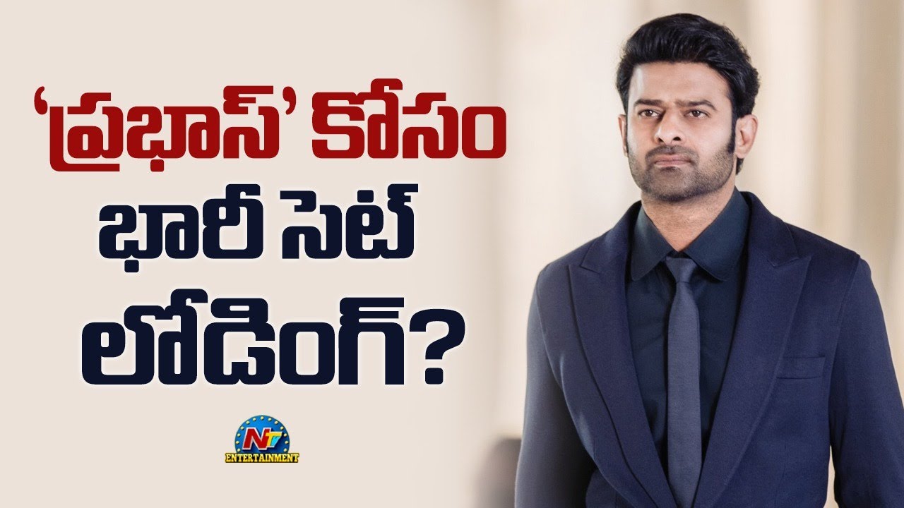 Huge Set For Prabhas Next Movie Shooting | Maruthi | Raja Deluxe ...