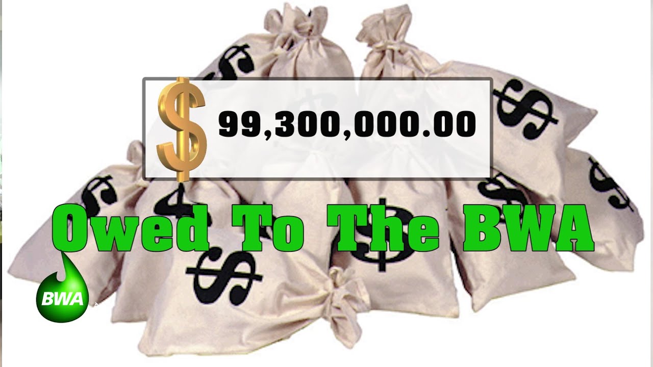 Let The BWA Help You To Get Your Water Bill Down To $0, Just Watch This ...
