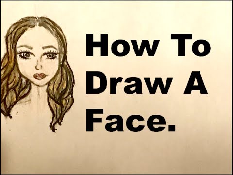 How to draw a face with only 15 steps! - YouTube