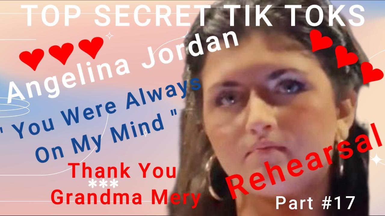 BRAND NEW ANOTHER TOP SECRET TIK TOK From Grandma Mery ! Rehearsal of ...