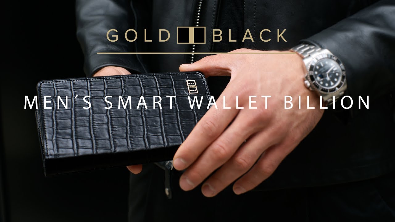 MENS MINIMALIST SMART WALLET BILLION EVERY MAN MUST HAVE BY GOLDBLACK ...